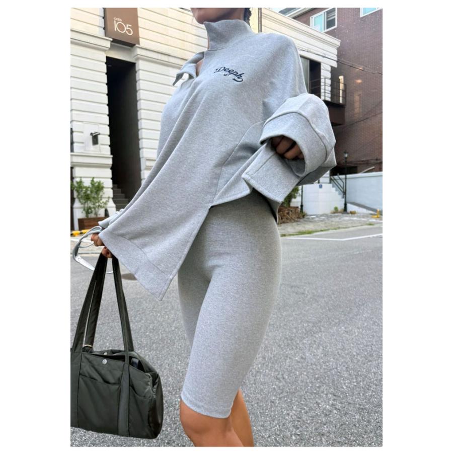 【セット商品】【全2色】スリット長袖トップ×スリムスパッツセット グレー ブラック【251016set1】(jmam)(251016) : CINNAMON GIRL - 通販 - Yahoo ...