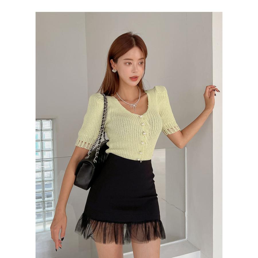 【全2色】フリルタイトミニスカート ブラック グレー S/M【frill-0816ask】( lam )(240903) : CINNAMON GIRL - 通販 - Yahoo!ショッピング