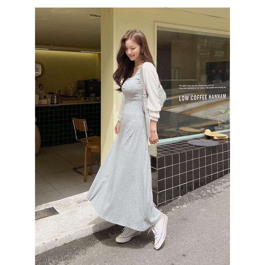 【全3色】シンプルロングワンピース ピンク グレー ブラック【pobu-0429ghrop】( lam )(240510 ...