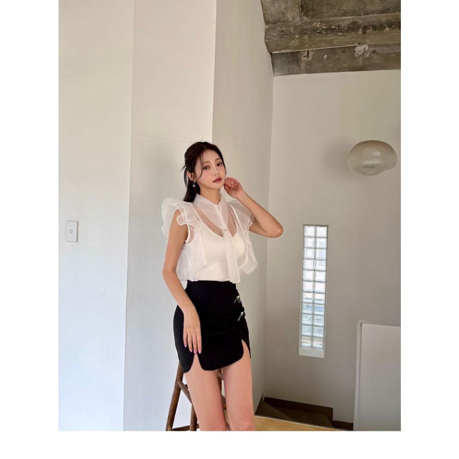 【PREMIUM】【最高級★LUXURY STYLE】【全2色】シースルーブラウス アイボリー ブラック【pol-t4444top】( vdh )(240712) : CINNAMON ...