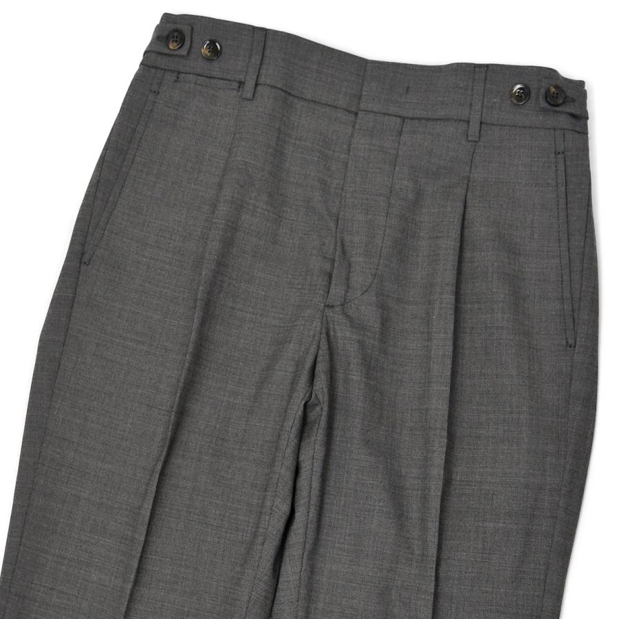BERWICH BERWICH【ベルウィッチ】ワンプリーツパンツ BERTO GT1425X DKGREY ウォッシャブル4シーズンソフトウール ダークグレー : Cinq essentiel ...