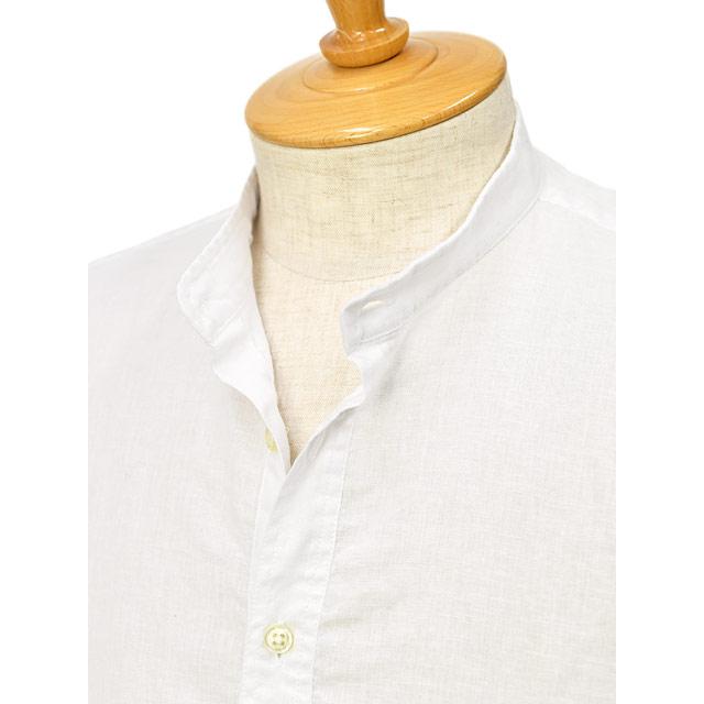 GUY ROVER ROVER【ギローバー】バンドカラー プルオーバーシャツ GR207 551301 リネンコットン ホワイト : Cinq essentiel - 通販 - Yahoo ...