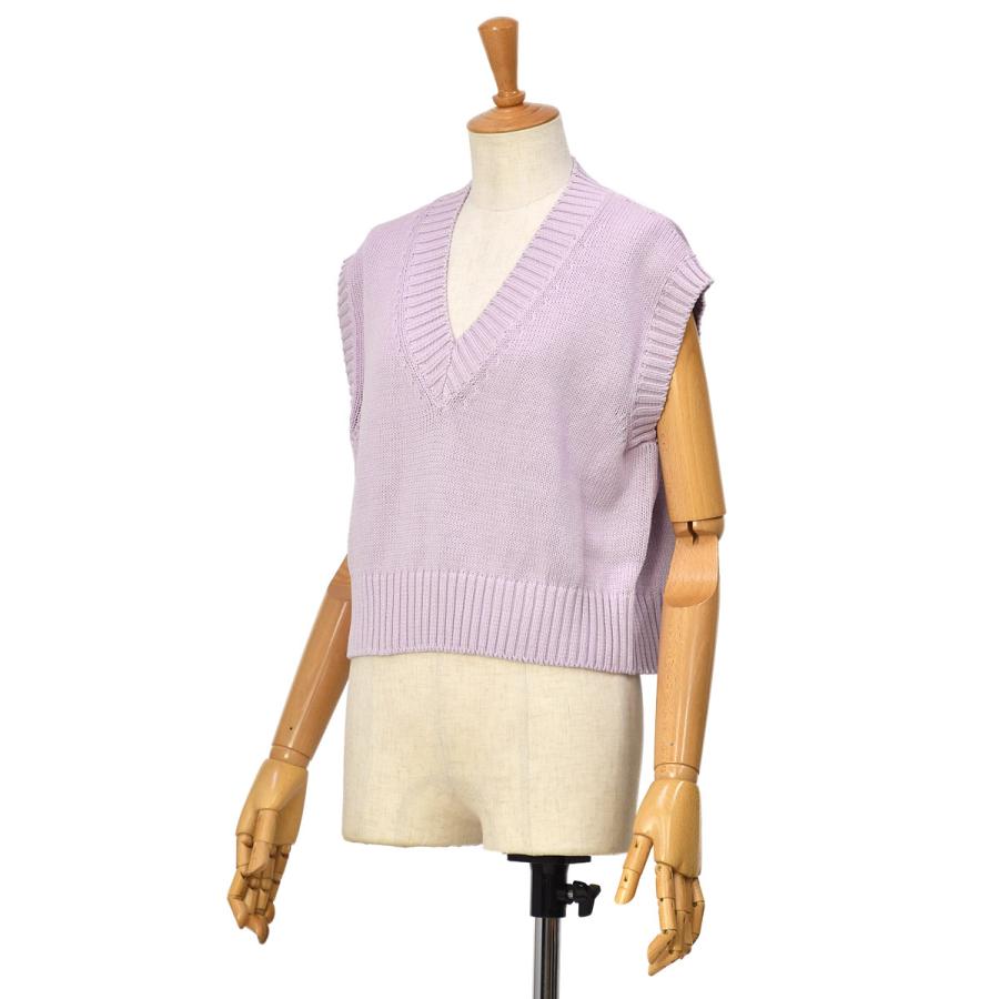 ROBERTO COLLINA roberto collina【ロベルト コリーナ】スリーブレスVネックニット T10016 33 ...