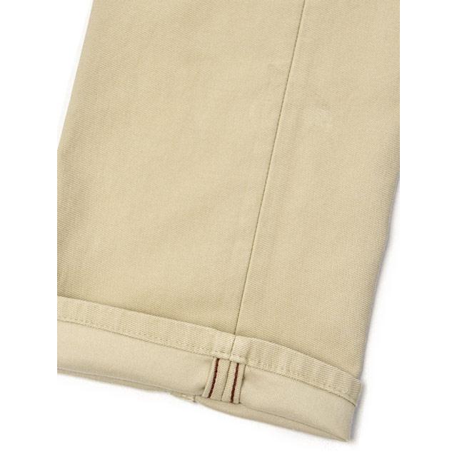 INCOTEX SLACKS【インコテックス スラックス】ノープリーツパンツ 18S100 9822A 400 コットン キャンバス スウェット ガーメントダイ ベージュ : CINQUE ...