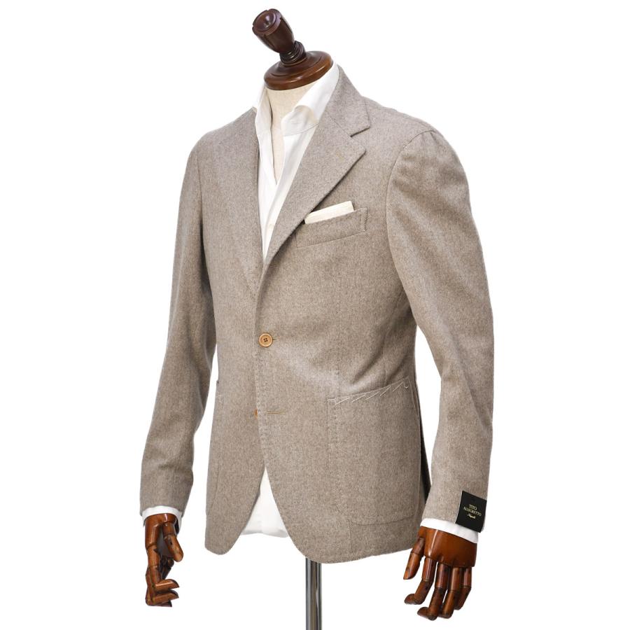 TITO ALLEGRETTO【ティト アレグレット】シングルジャケット 304 TA-05-243-021 67H43-01-GR アンゴラ ヘリンボーン ベージュ : CINQUE ...
