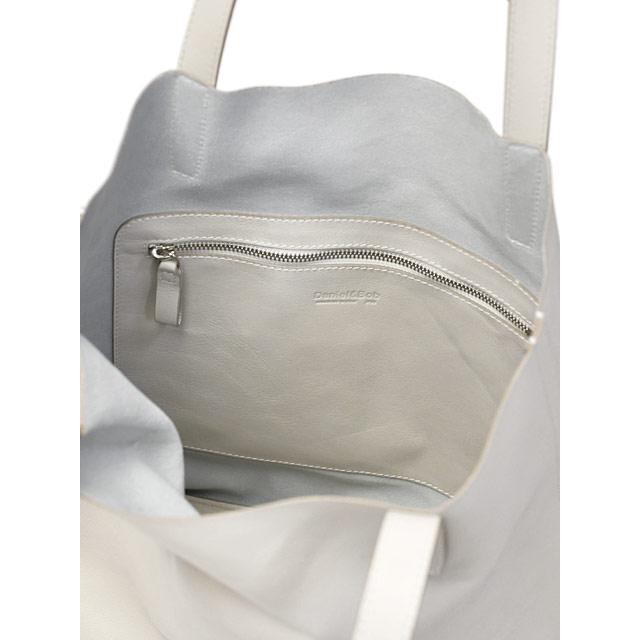 Daniel & Bob Daniel&Bob【ダニエルアンドボブ】トートバッグ Vertical tote ALEX U571.31 12 シュリンクレザー ホワイト : CINQUE un ...