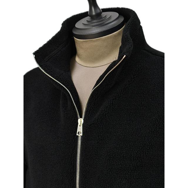 giab's ARCHIVIO ARCHIVIO【ジャブス アルキヴィオ】フリースボアブルゾン BARGELLO GOLD A5749 90 ポリエステル アクリル ブラック : CINQUE ...