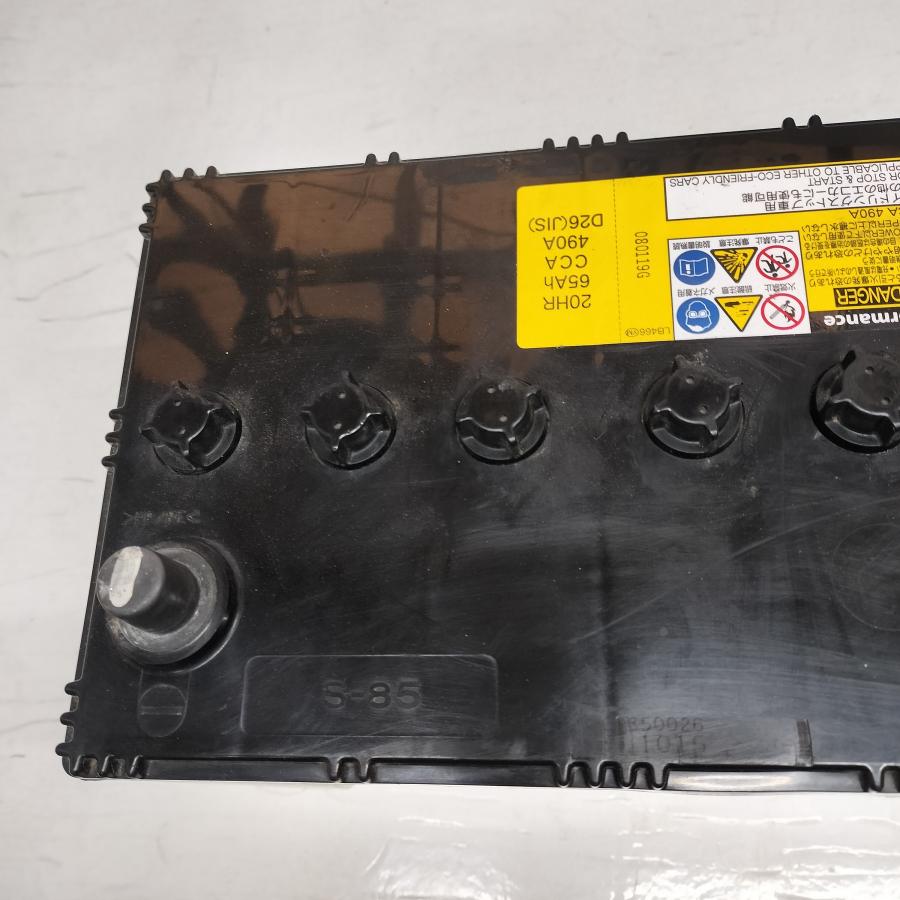 配送先指定 ※沖縄県・離島への発送不可 希少！ GS YUASA ユアサ S85-D26 カーバッテリー 1ケ 12V 20HR 65Ah CCA 490A D26 ＜中古＞ : タイヤカ ...