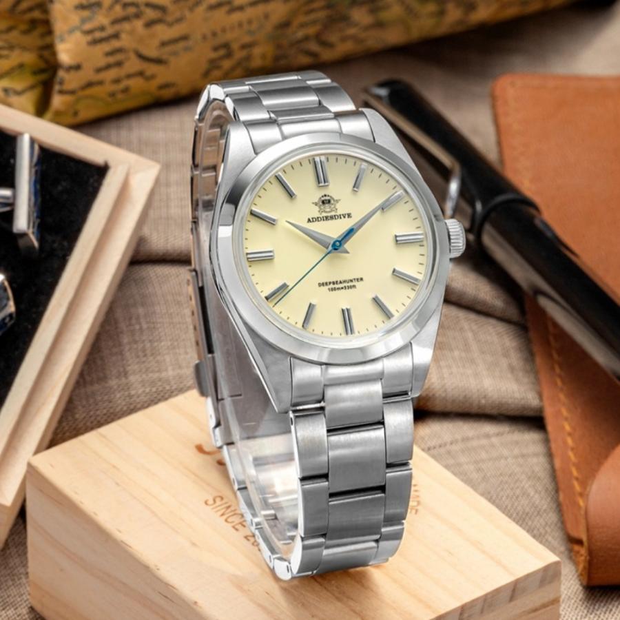 腕時計 メンズ レディース ユニセックス 40代 50代 防水 クォーツ セイコー製ムーブメント ADDIESDIVE 36mm AD2026 ...