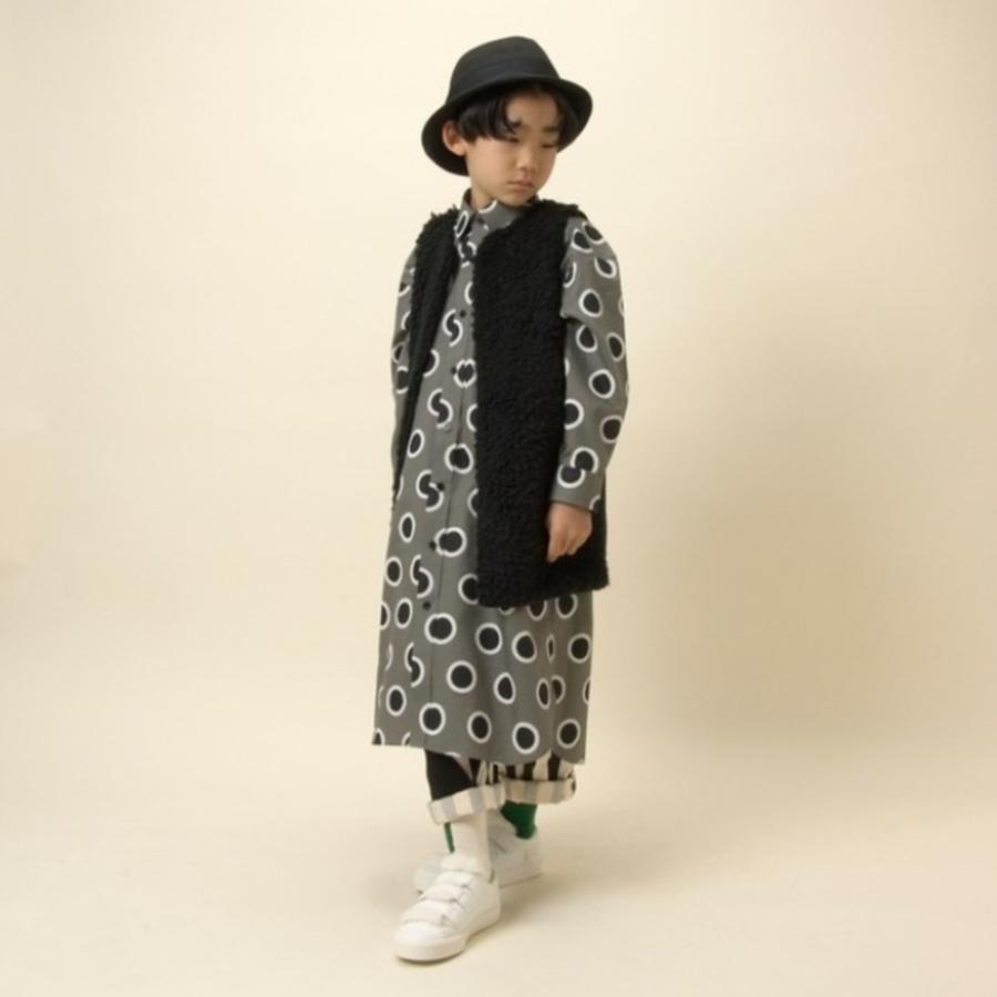 セール 「80%OFF」 シャツ・ブラウス "pilkku ピルック" ダブルドットロングシャツ チャコールグレー(CGRY) : 子供服 ...