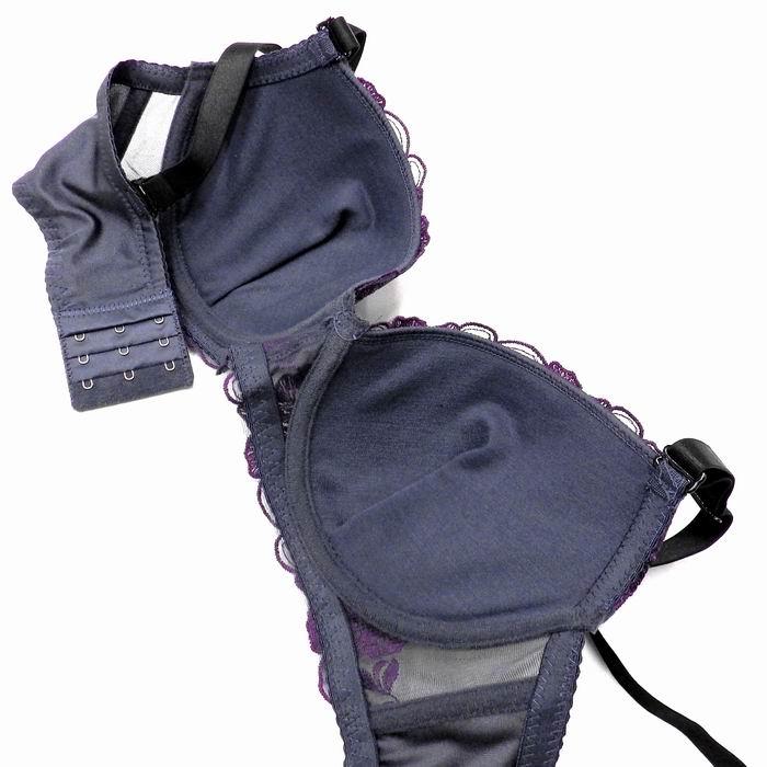 ECLAT 台付き ブラジャー ショーツ セットE70 E75 E80 E85 F70 F75 F80 F85 豪華な花柄チュールレース刺繍仕上げ。Eカップ Fカップ 918401 : マーム ...