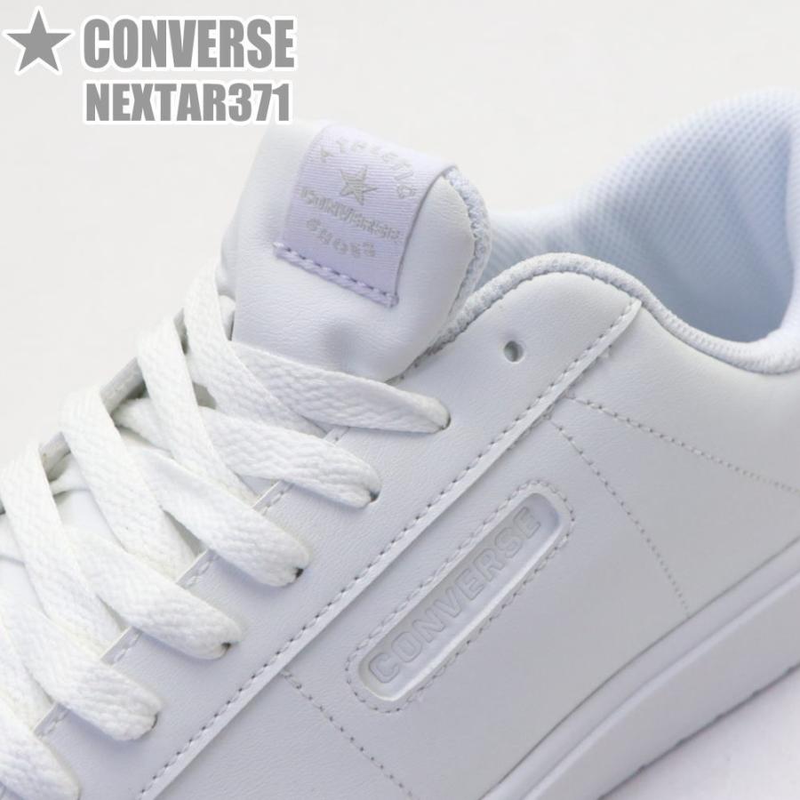 CONVERSE NEXTAR 即納 ジュニア レディース 学生スニーカー 白通学 男の子 女の子 コンバース ネクスター371 ...