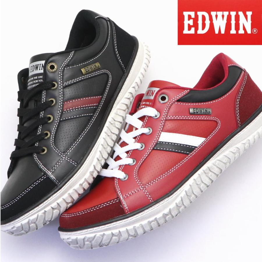 EDWIN メンズ スニーカー エドウィン カジュアルシューズ 軽量 幅広 No.7747 : citron-神戸 - 通販 - Yahoo!ショッピング