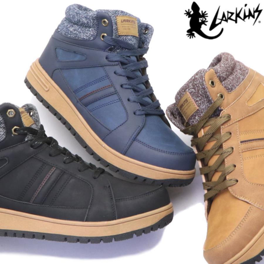 LARKINS 即納 ラーキンス(LARKINS) 防水 防滑 ハイカット スニーカーブーツ ワークブーツ メンズ L-6576 : citron-神戸 - 通販 - Yahoo!ショッピング