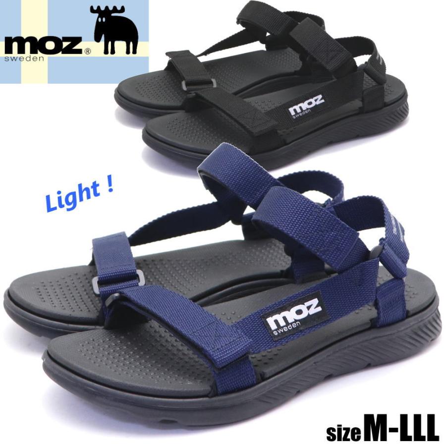 moz MOZ モズ メンズ スポーツサンダル 軽量 マジックテープ スポサン No.3824 : citron-神戸 - 通販 - Yahoo!ショッピング