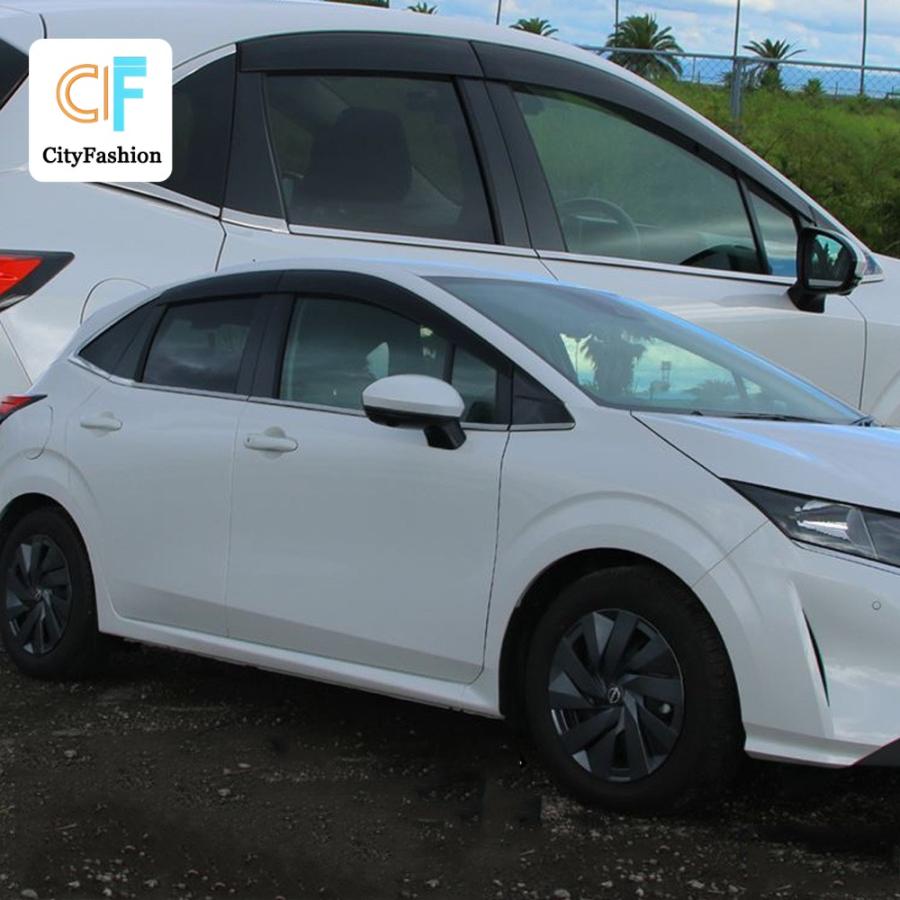 適用車種 Nissan Note E13 カスタム ガラス ウィンドウ Stainless Steel トリム ストリップ Aura 専用 Body ライトing : CityFashion ...