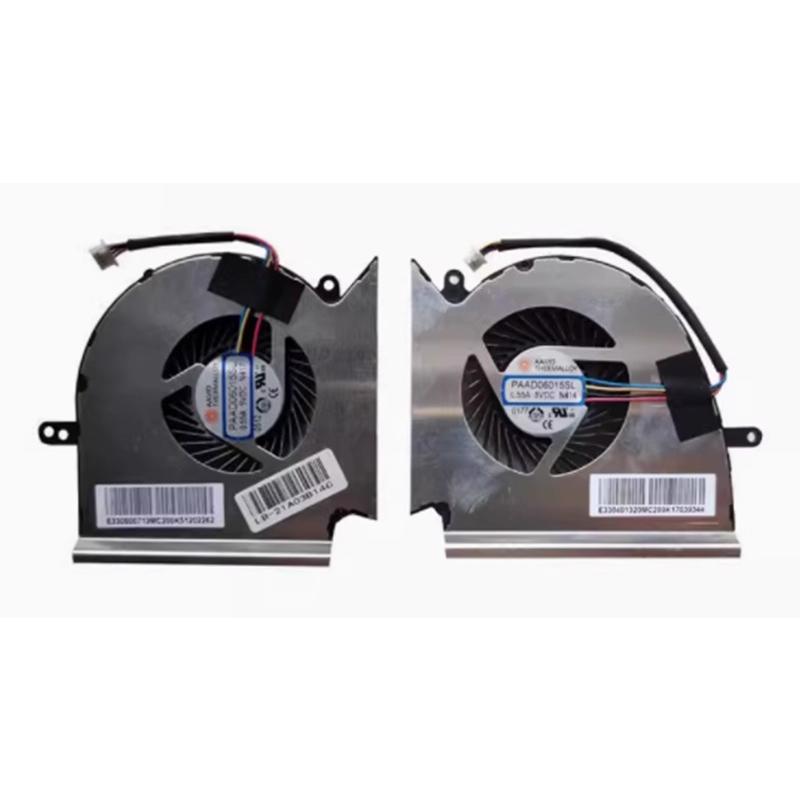 新品 MSI GE75 MS-17E2 GL75 GP75 散熱CPU ファン/ 冷却 PAAD06015SL-N417 ...