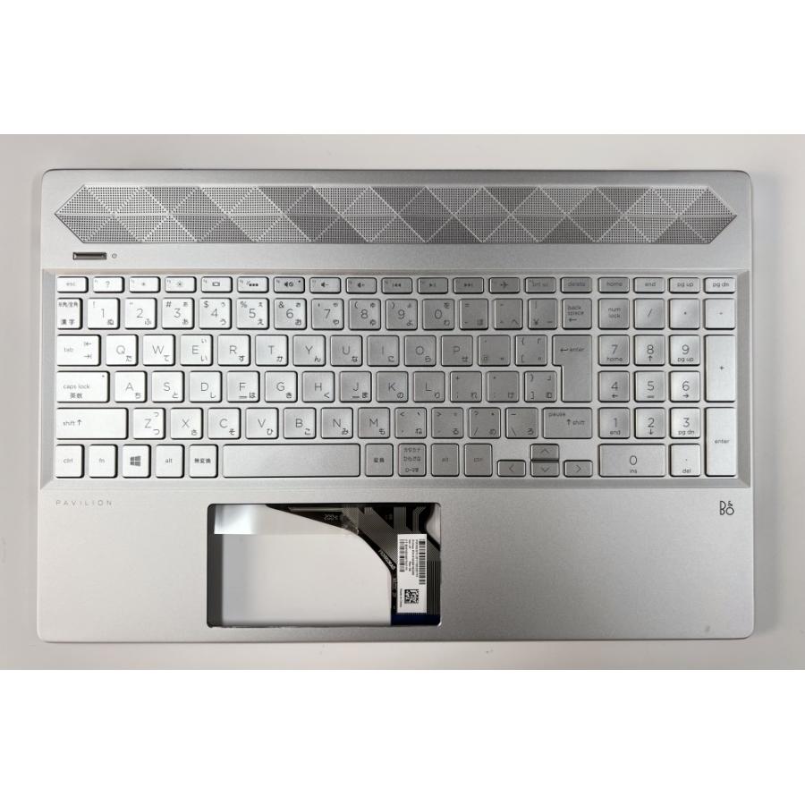 ★純正新品★ HP Pavilion 15-cs 日本語キーボードバックライト付き/ パームレストあり L24752-291 銀 : CJFT ...