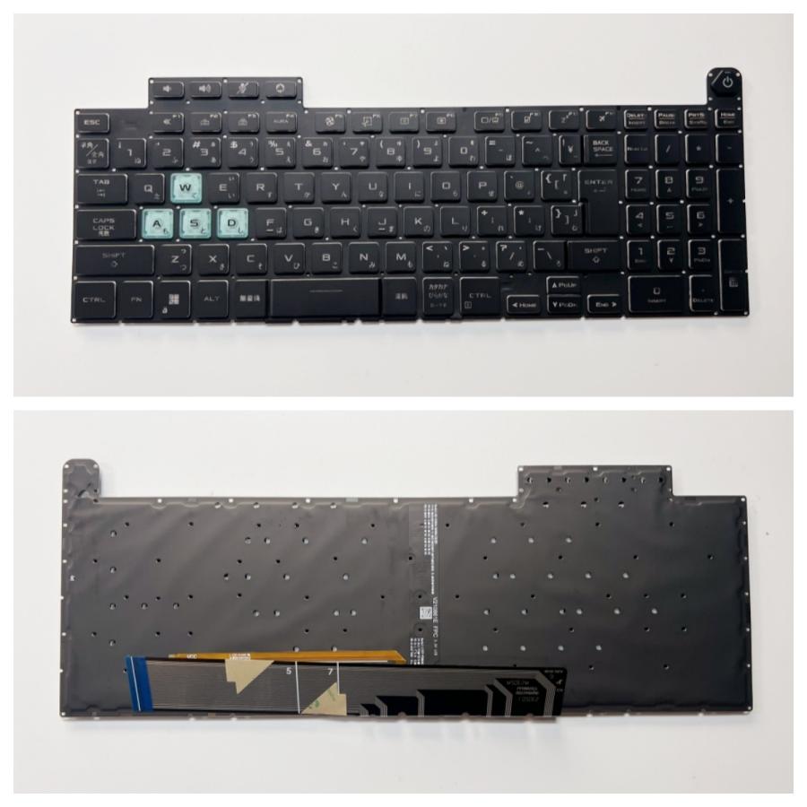 ★純正新品★ASUS TUF Gaming A17 FA707RM 日本語キーボードバックライト付き 修理交換部品 : CJFT-Store ...