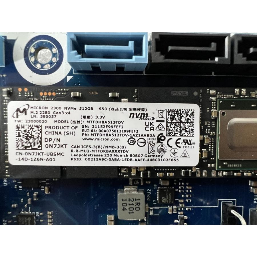 新品 DELL Alienware Aurora R10 マザーボード CN-0TYR0X VRヒートシンク*3 SSD(512G)搭載 修理 ...