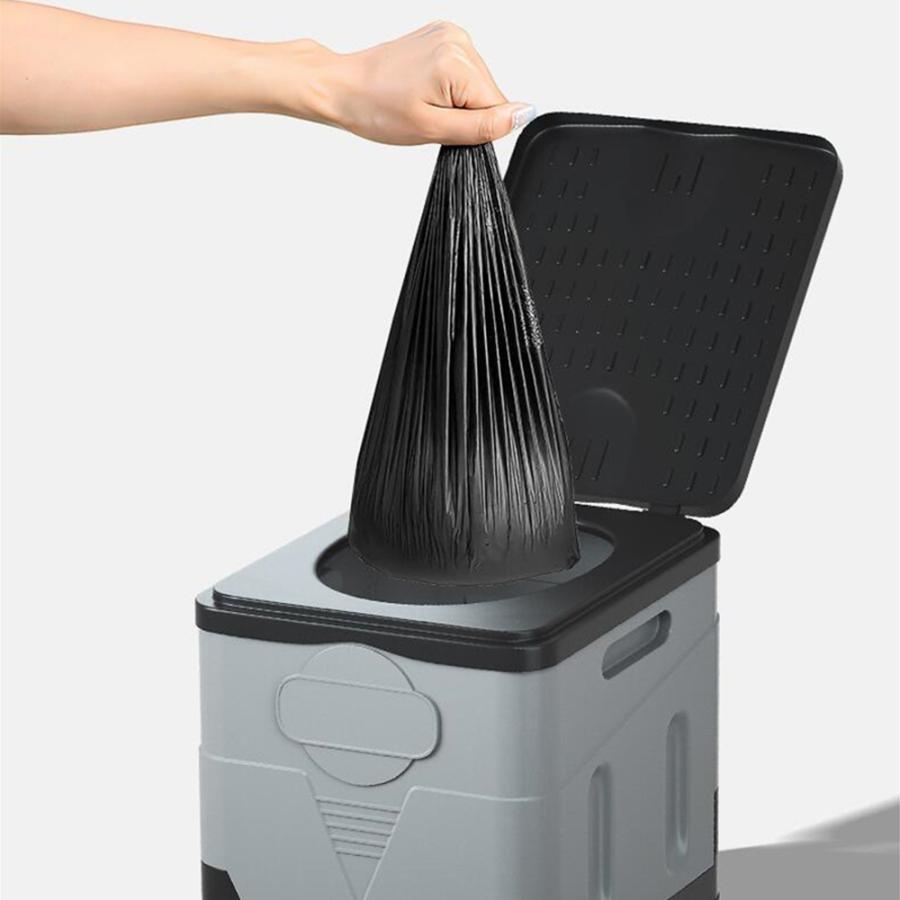 【凝固剤+処理袋付属】簡易トイレ防災 折り畳み キャンプ アウトドア 車載 非常用 簡易 携帯 椅子式 非常用トイレ 折りたたみ 防災グッズ ...