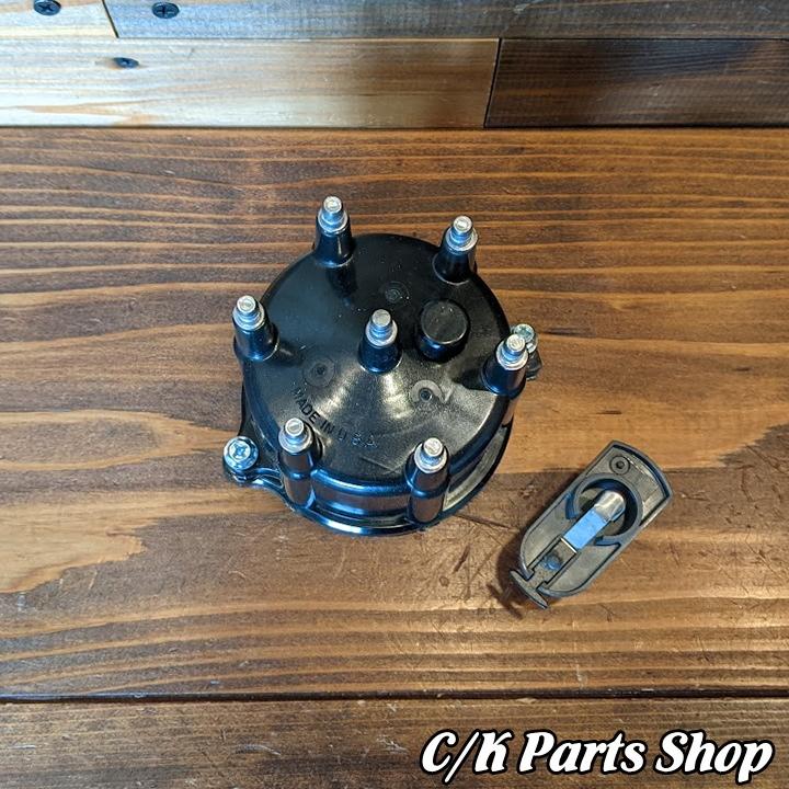 デスビキャップ＆ローターセット 社外品 87-99年 XJチェロキー 4.0L グラチェロ ワゴニア YJ/TJラングラー ...