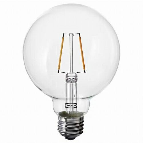 イケア IKEA LED電球 E26 150ルーメン 球形 クリア 95mm m20539320 LUNNOM ルッノム : 株式会社 クレール - 通販 - Yahoo!ショッピング