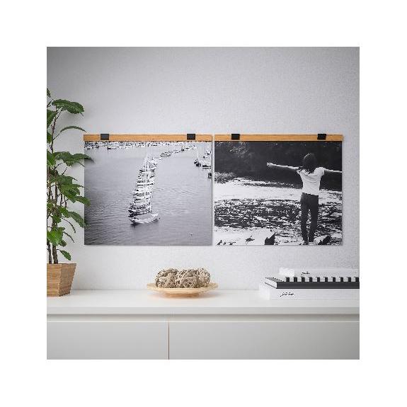 IKEA イケア ポスター用ハンガー 竹 幅61cm n70421766 VISBACK ヴィスベック :n70421766:株式会社 ...