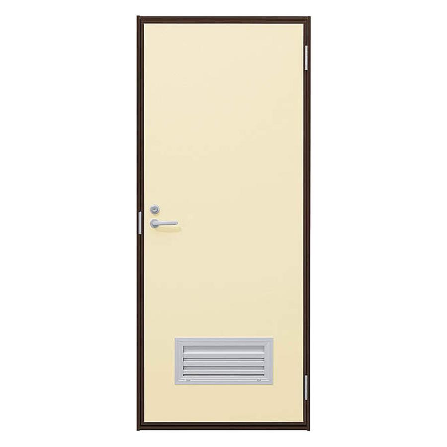 YKK AP 2HD フラッシュドア ガラリ付き ランマなし 半外付型 79618 W：796mm × H：1,840mm : Clair - 通販 - Yahoo!ショッピング