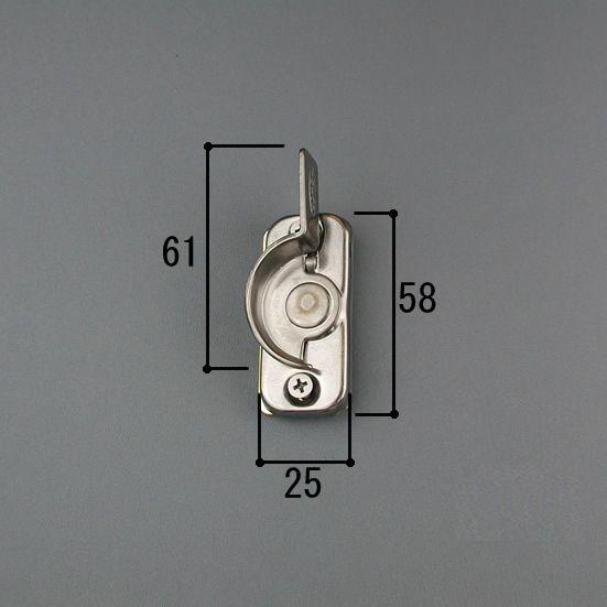 三協 アルミ 旧立山 窓・サッシ 部品:引違い窓:クレセント（右勝手） 3K0109 (3K0109R0-SI) : Clair - 通販 ...