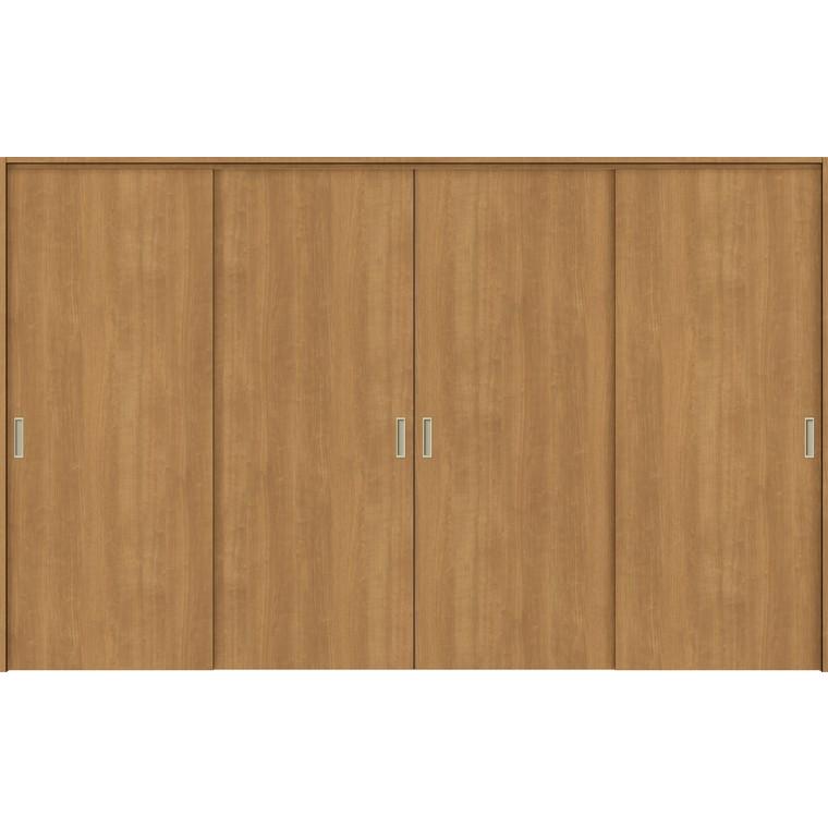 LIXIL ラシッサS 室内引戸 間仕切り 上吊引戸 引違い戸 4枚建て ASMHF-LAA 鍵なし 3223 W：3,253mm × H：2,306mm ノンケーシング / ケーシング ...