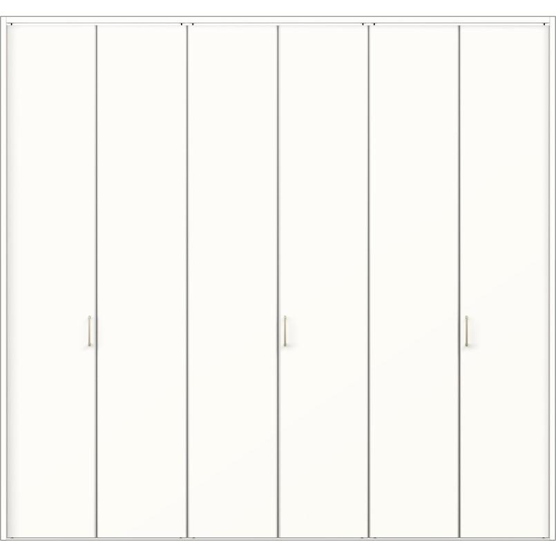 LIXIL ラフィス クローゼット 折戸レールタイプ / ノンケーシング枠 6枚折戸(2423 2623 27M23) デザイン：RAA H：2,306 リクシル TOSTEM トステム ...