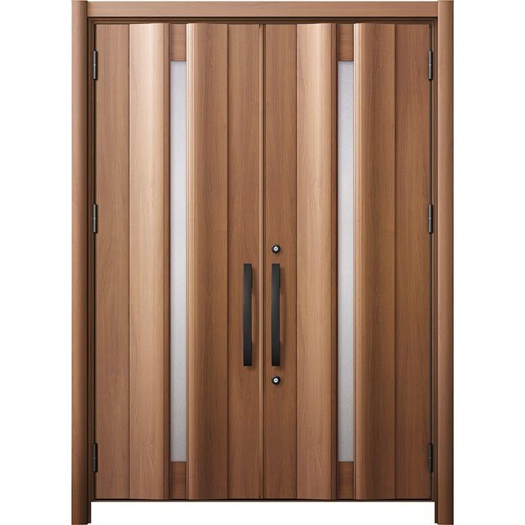 LIXIL リシェント 玄関ドア3 断熱仕様 ハイサイズ K2仕様 G12型 両開き 特注サイズ W：1,476〜1,873mm × H：2,440〜2,600mm カバー工法 TOSTEM ...