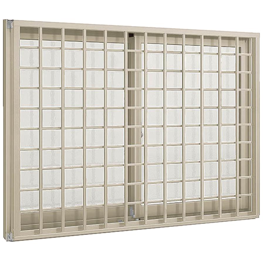 セレクトサッシPG 引違い 2枚建て 井桁面格子付 一般複層ガラス / アルミスペーサー仕様 11409 W：1,185mm × H ...