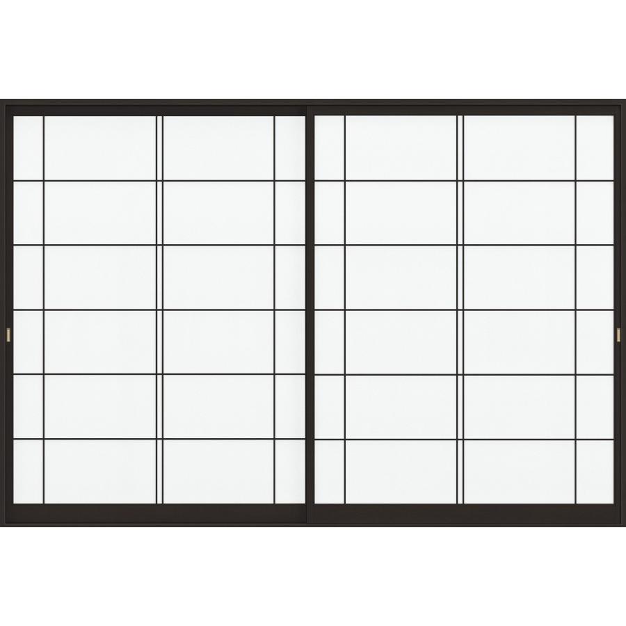 LIXIL 和障子 紙貼障子 引違い戸 2枚建て SKHH-CA1 大荒吹寄 在来工法 テラスタイプ 25620 W：2,600mm × H ...