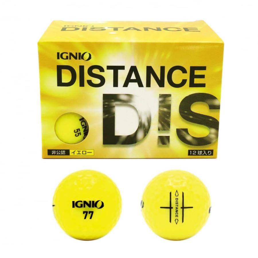 IGNIO イグニオ(IGNIO) 1ダース(12球入) ゴルフ ボール ディスタンス ゴルフボール 感動コスパ 12球入り ダース イエロー 飛ぶ 飛距離 初心 : CLAMオンラインストア ...