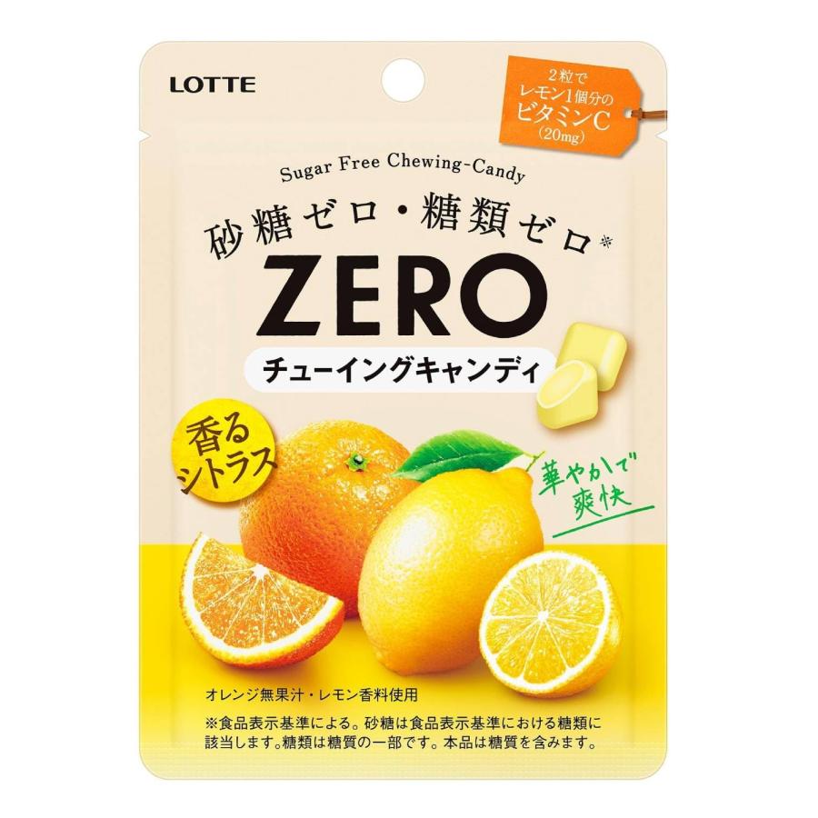 ロッテ ゼロチューイングキャンディ(シトラス) 26g : CLAMオンラインストア - 通販 - Yahoo!ショッピング