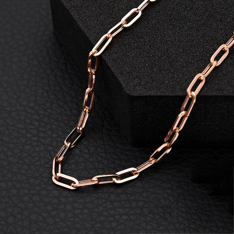 K18PG(18金ピンクゴールド) クリップチェーン ネックレス 3mm幅 3.5g 45cm 新品 : CLARITY ヤフー店 - 通販 - Yahoo!ショッピング