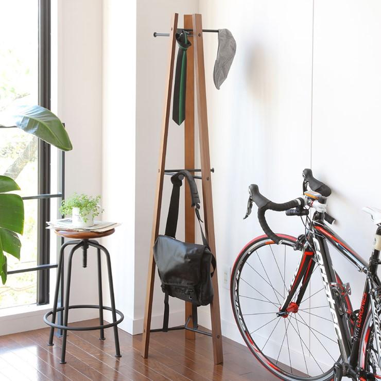 (メーカー直送) ハンガーラック ポールハンガー anthem Hanger anh-3292 ブラウン 北欧 木製 おしゃれ スリム コンパクト : anh-3292br : 照明 おしゃれ ...