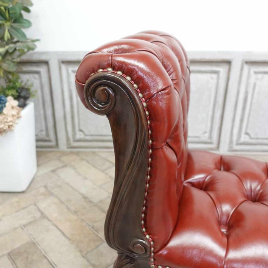 ベンチ ソファ 2人掛け ソファー 二人用 アンティーク ヨーロピアン エレガント クラシック リビング ロビー ラウンジ おしゃれ 1163-L-5L15B : クラシックデモダン ヤフー店 ...