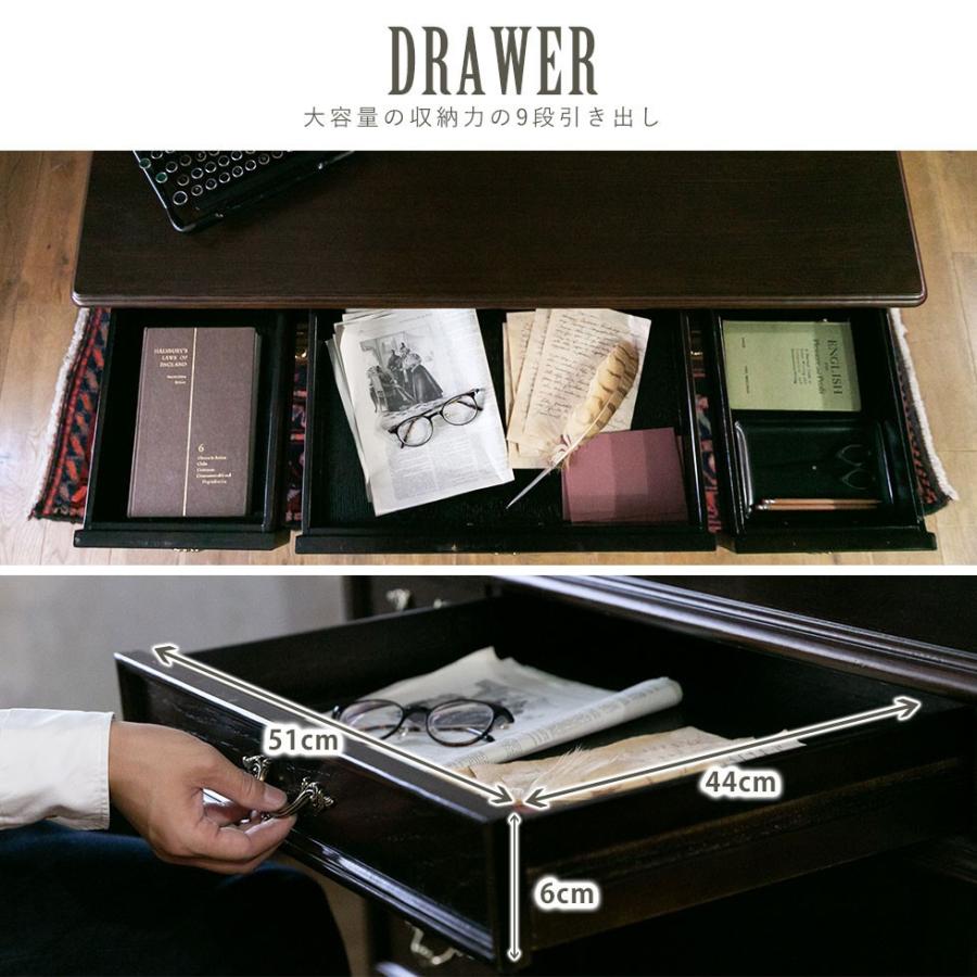 アンティーク家具 机 書斎 デスク アンティーク ヨーロピアン 英国 イギリス クラシック 両袖 プレジデント ホテル レストラン ラウンジ オフィス 7022-S-5 : クラシックデモダン ...