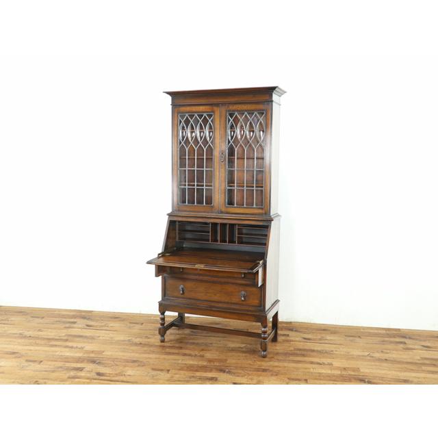イギリス アンティーク 家具 ブックビューロー 本棚 書斎机 レターデスク オーク 1920年代 レトロ 英国 antique80182 : クラシックデモダン ヤフー店 - 通販 ...