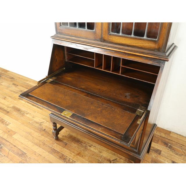 イギリス アンティーク 家具 ブックビューロー 本棚 書斎机 レターデスク オーク 1920年代 レトロ 英国 antique80182 : クラシックデモダン ヤフー店 - 通販 ...