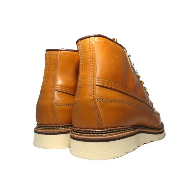 RED WING SHOES 未使用 REDWING レッドウィング 9850 復刻 カヌーモック モックトゥブーツ 犬タグ ゴールドラセット ...