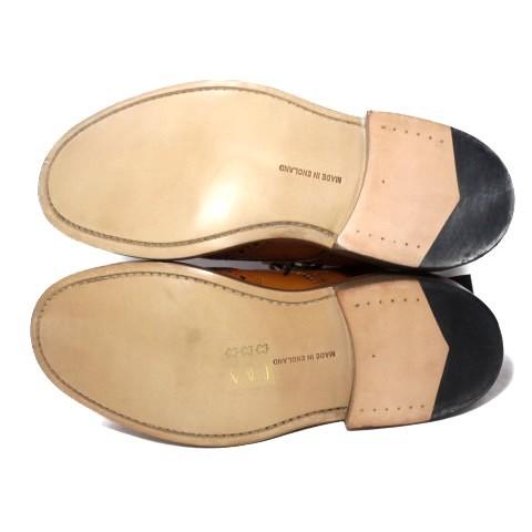 未使用 Tricker's トリッカーズ M2508 カントリーブーツ ウィングチップ モールトン エイコンアンティーク UK7 箱付ブーツ ...