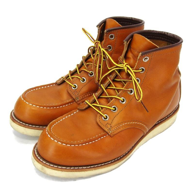 RED WING SHOES REDWING レッドウィング アイリッシュセッター 9875 復刻犬タグ 2011年製 ゴールドラセット セコイア US7.5E 25.5cm ブーツ 中古 ...