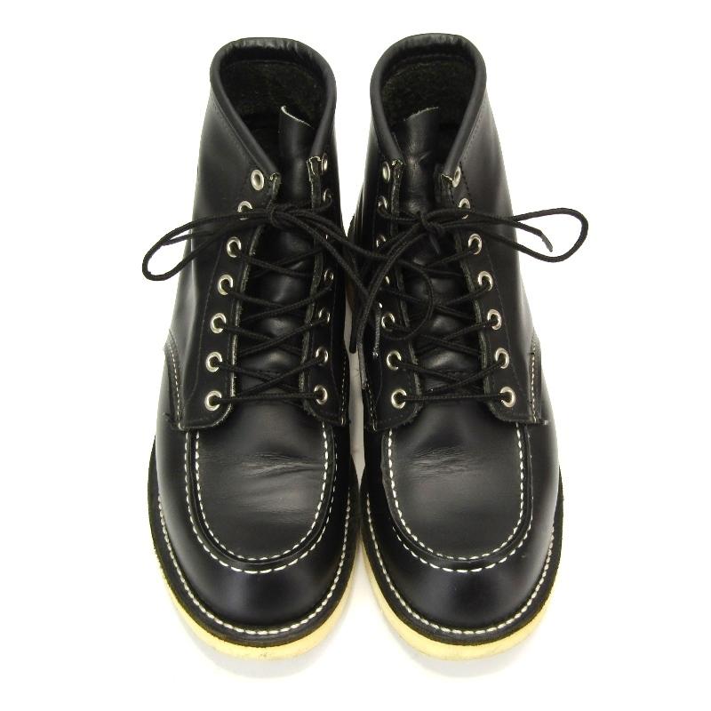 RED WING SHOES REDWING レッドウィング アイリッシュセッター 8179 6インチ モックトゥ 09年製 ブラック クローム US7.5E 25.5cm 箱付ブーツ 中古 ...