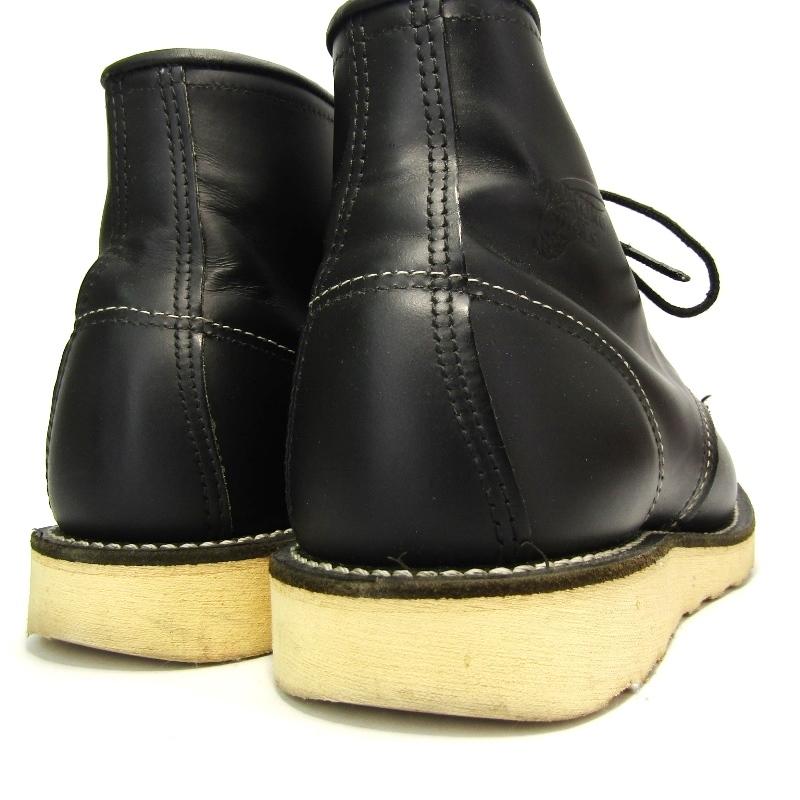 RED WING SHOES REDWING レッドウィング アイリッシュセッター 8179 6インチ モックトゥ 09年製 ブラック クローム US7.5E 25.5cm 箱付ブーツ 中古 ...
