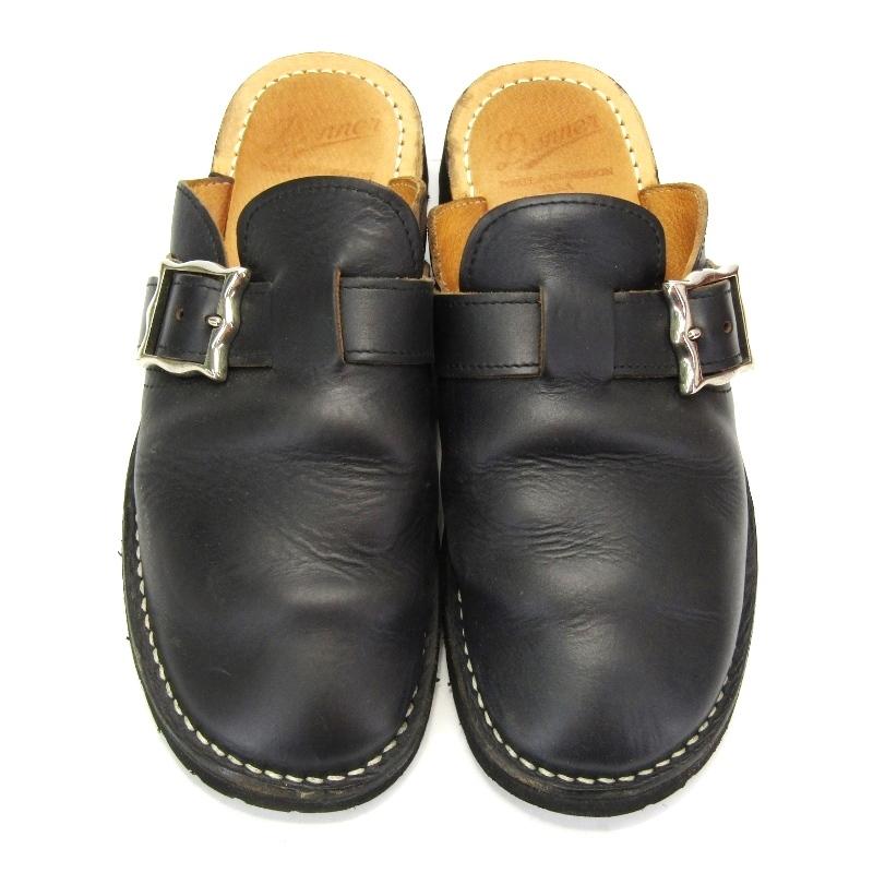 CALEE × DANNER キャリー ダナー Leather Sandals D810727 ホーウィンレザー コラボ レザーサンダル 黒 ...