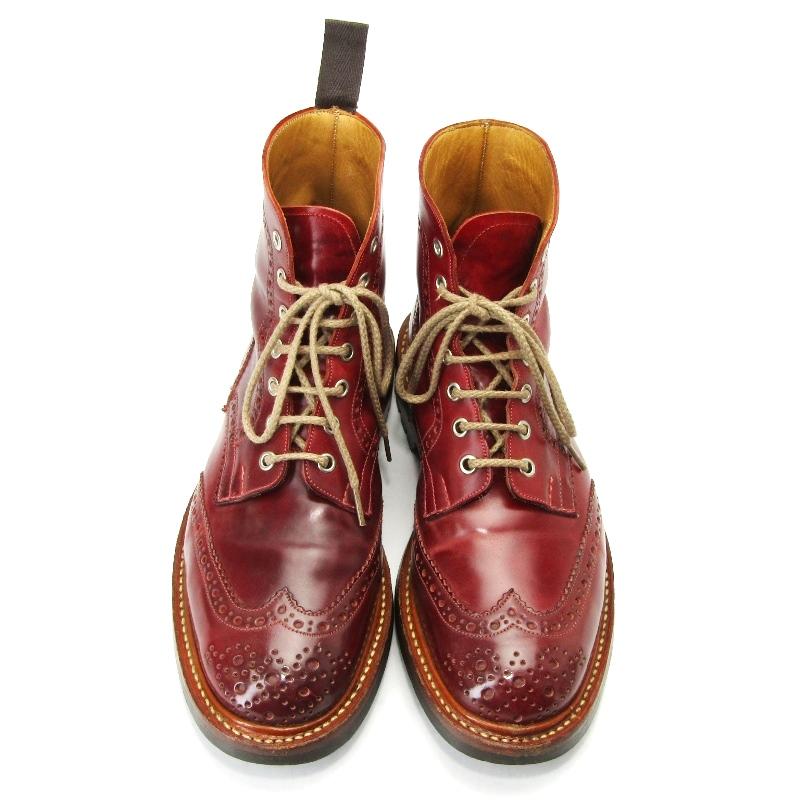 Tricker's 訳有 トリッカーズ UK8 カントリーブーツ コードバン Tricker's 訳有 トリッカーズ UK8 カントリーブーツ コードバン